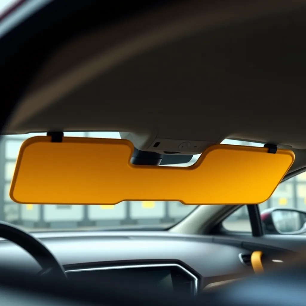 The Appeal of Yellow Sun Visors in Cars